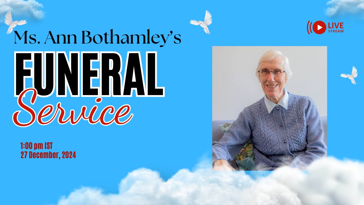 Ms Ann Bothamley's Funeral Service