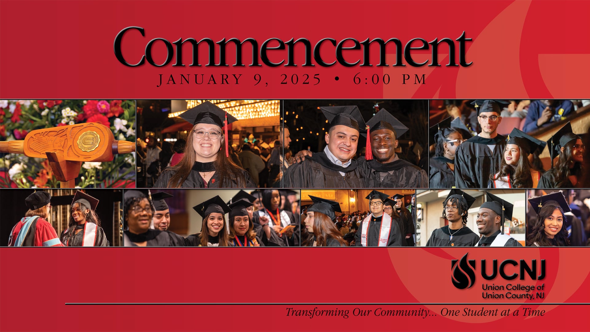 6pm UCNJ 2025 Winter Commencement