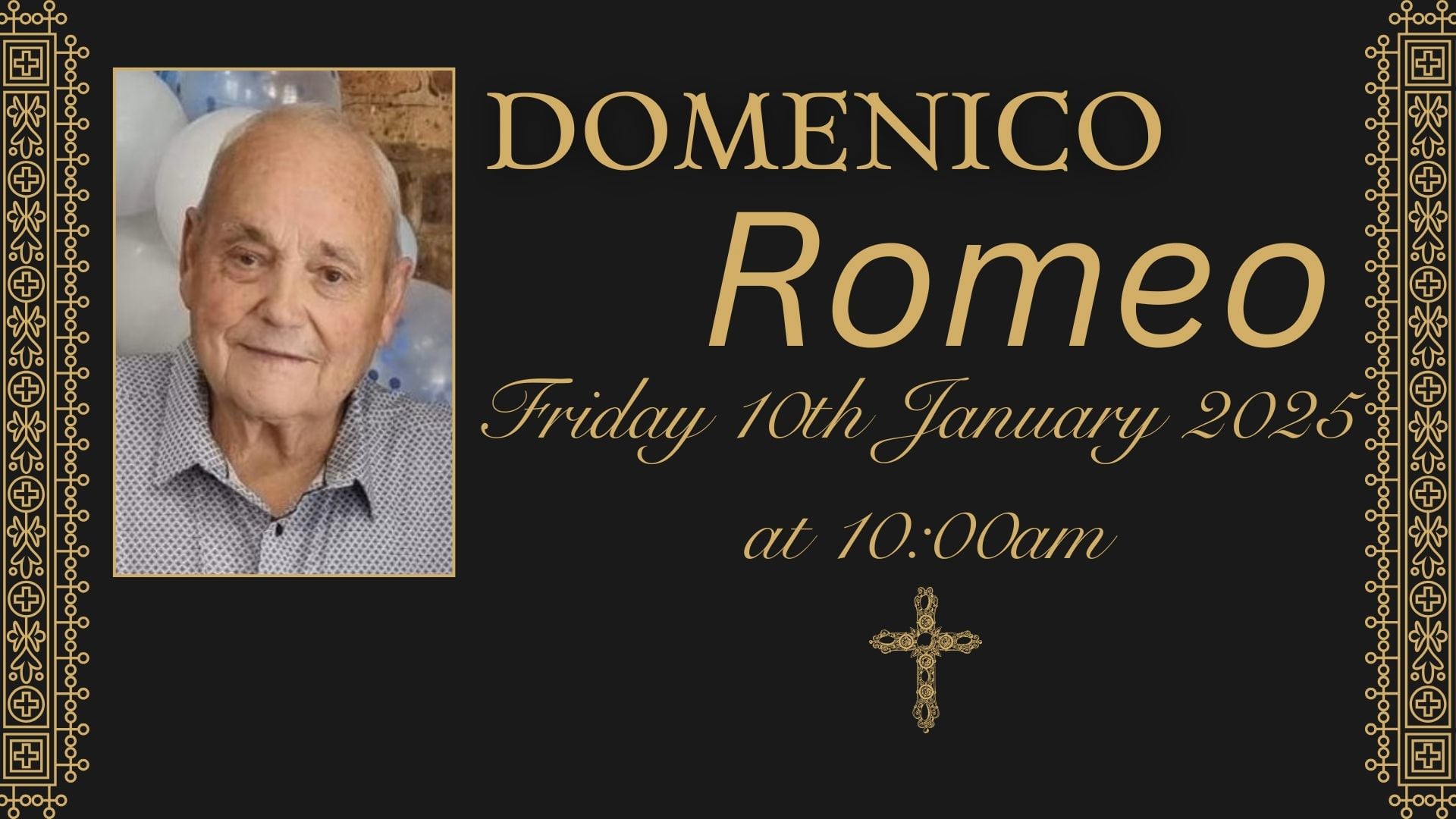 Funeral Service for the Late Domenico Romeo