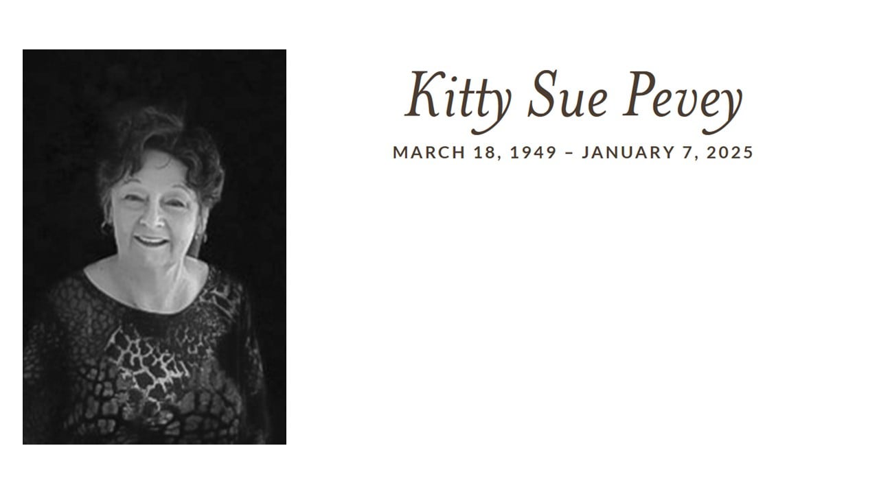 Kitty Sue Pevey Memorial Service