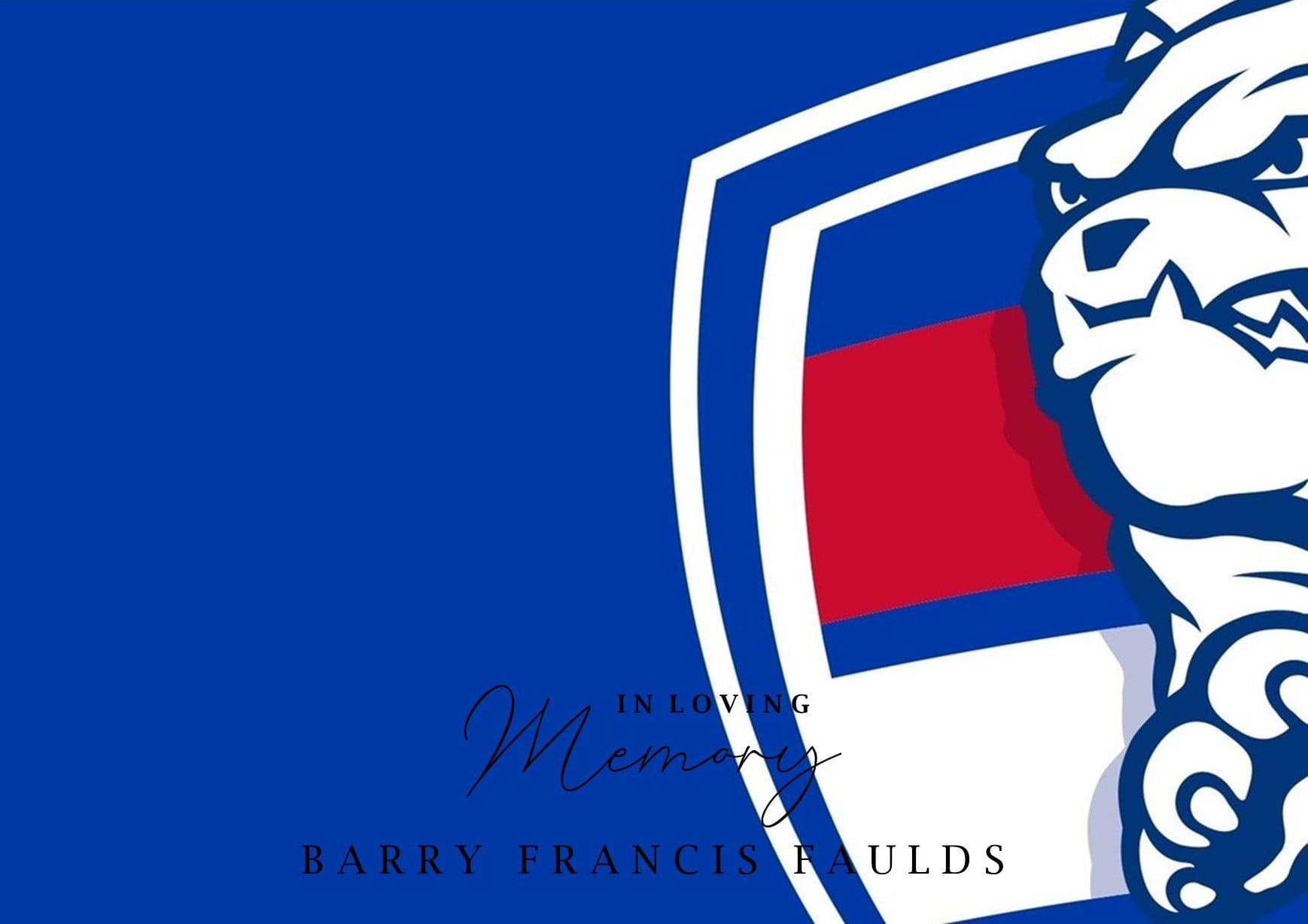 Barry Faulds - Funeral Service Live Stream