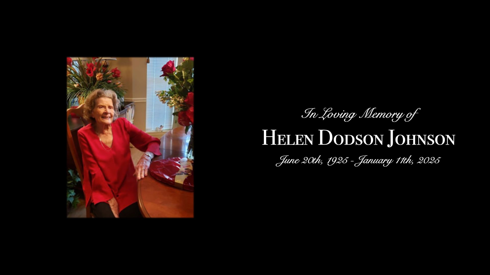 Helen Dodson Johnson Celebration of Life