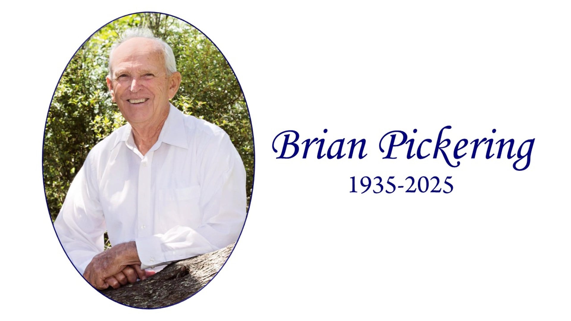 A Service in Loving Memory of Brian Pickering