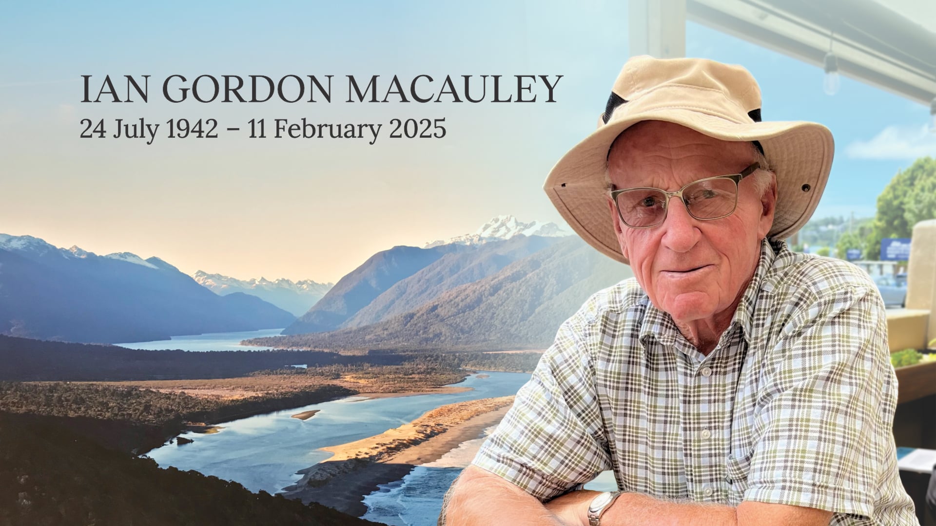 Ian Macauley Memorial Service