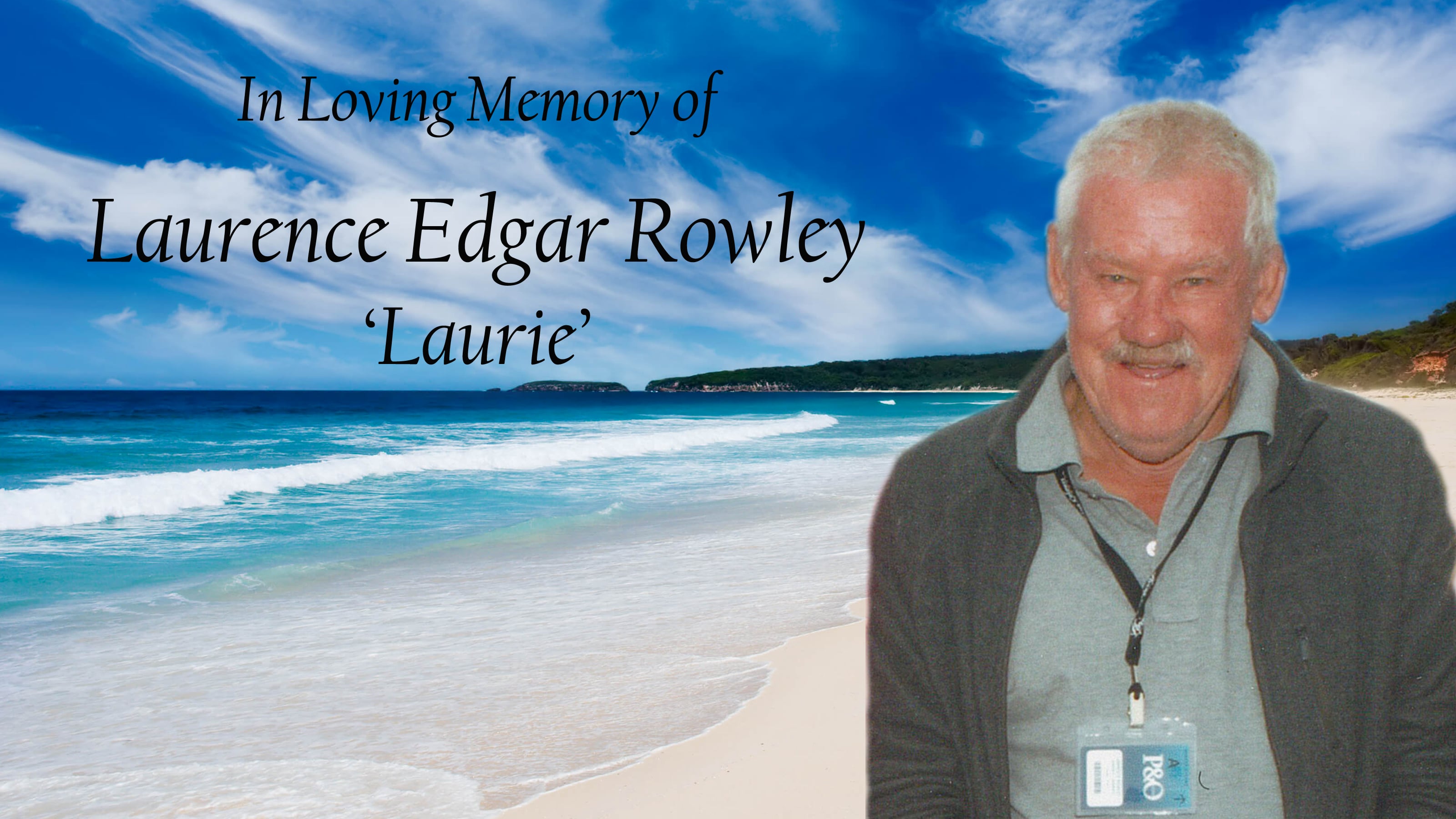 Laurence 'Laurie' Rowley Service