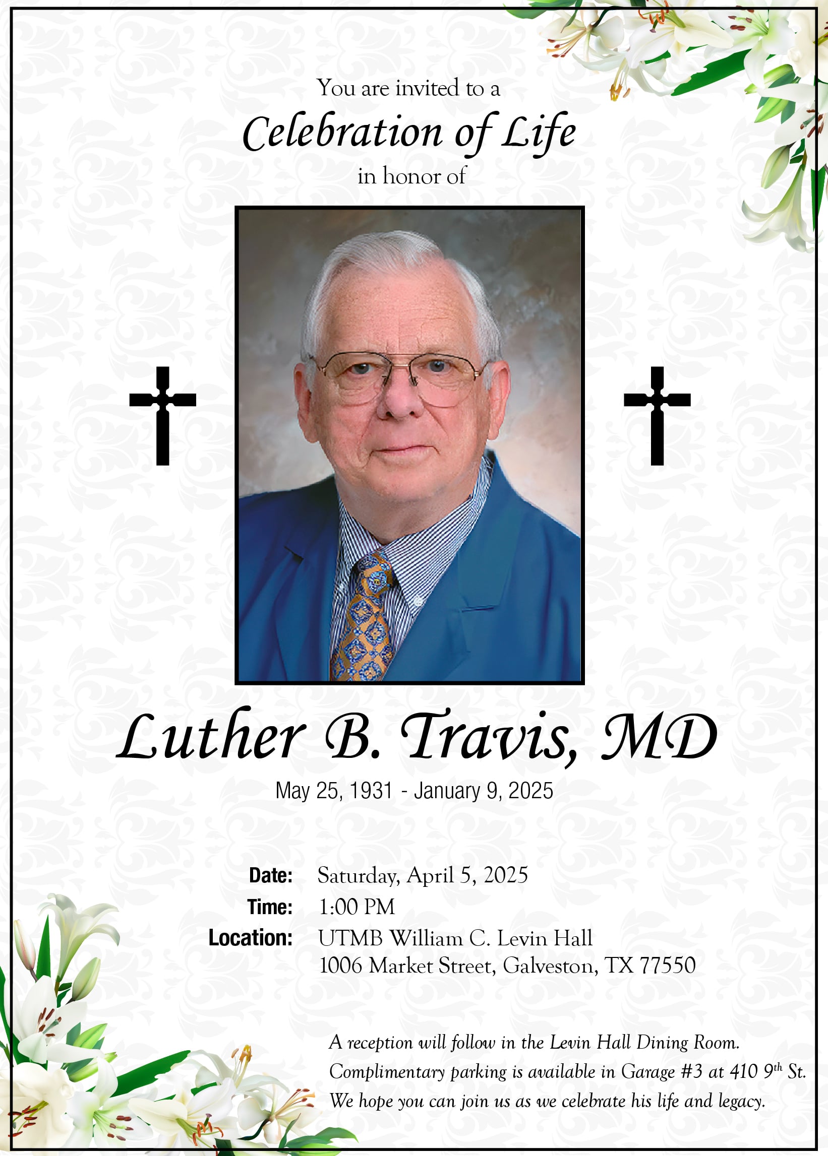 SOM Celebration of Life for Luther B. Travis, MD