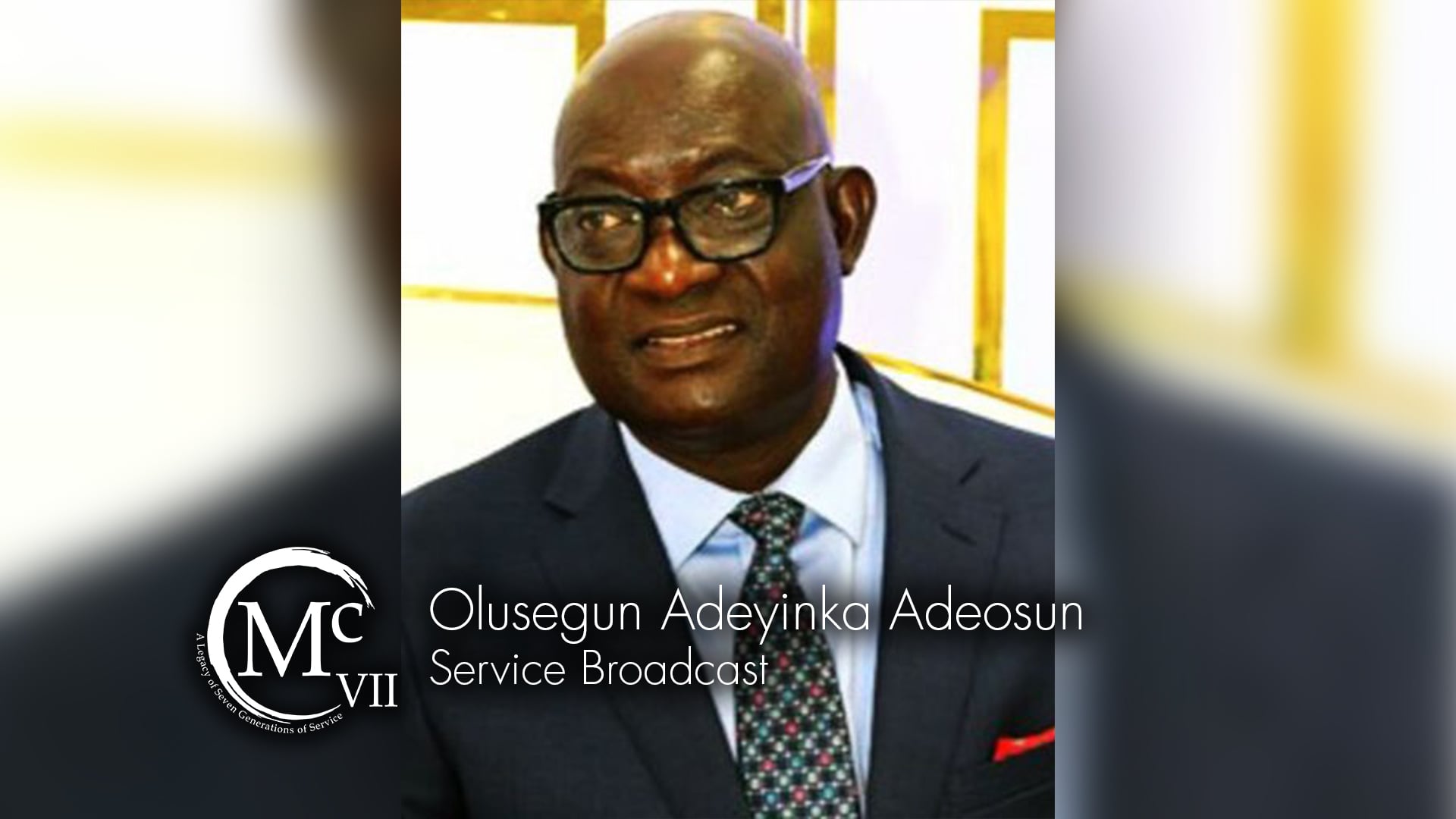 Service Broadcast for Olusegun Adeyinka Adeosun