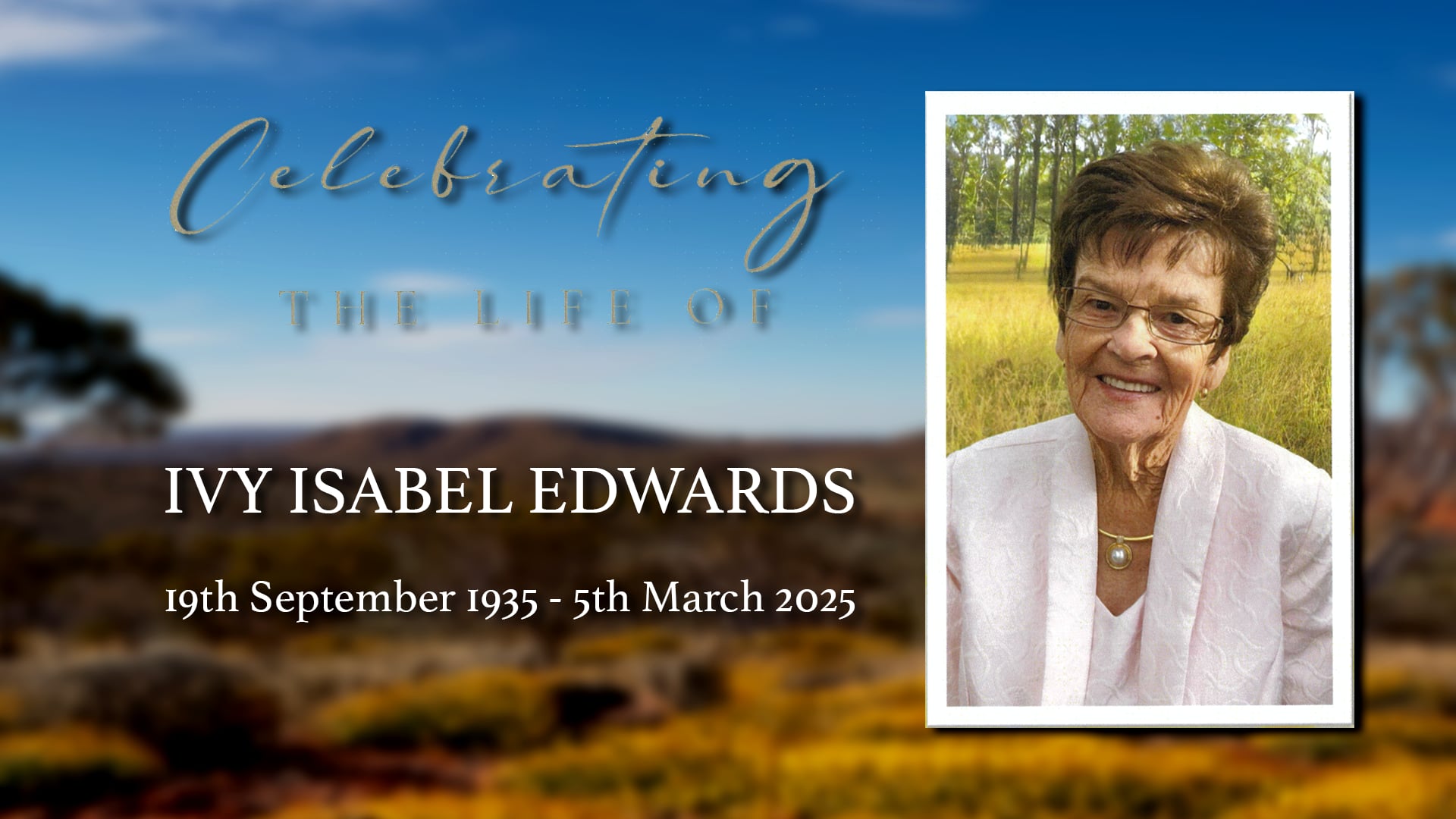 Celebrating the life of Ivy Isabel Edwards