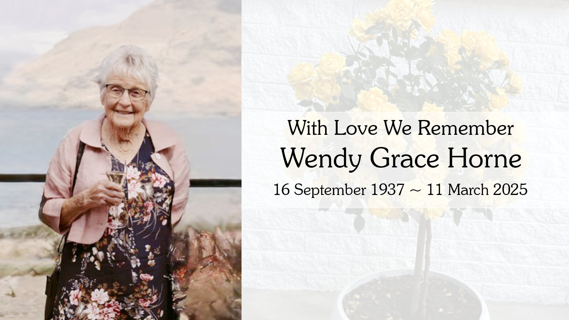 Wendy Horne Funeral Service