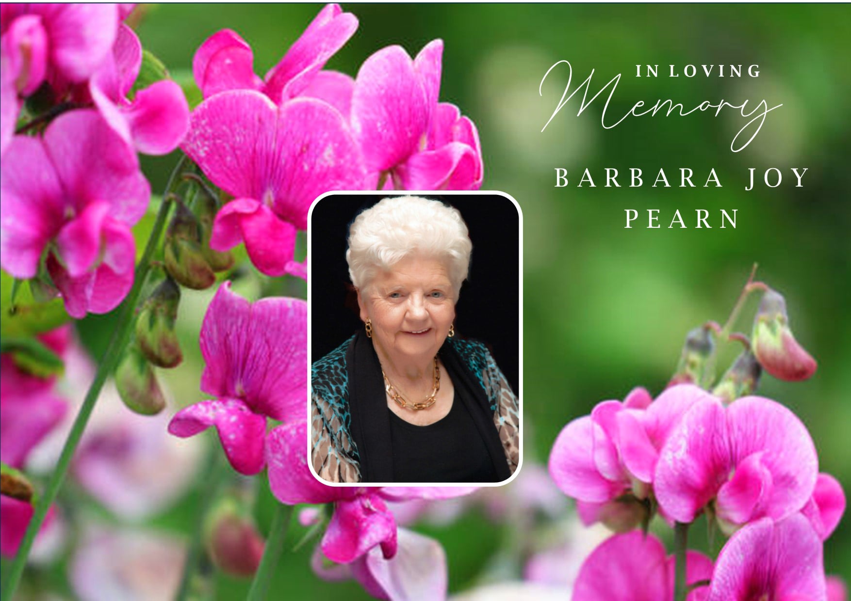 Barbara Joy Pearn - Funeral Service Live Stream