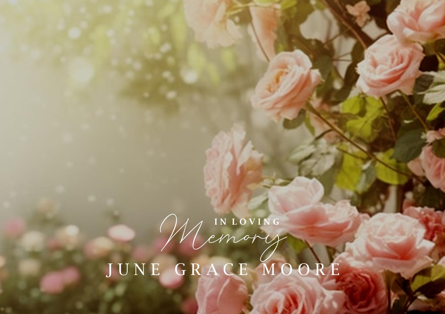 June Moore - Funeral Service Live Stream