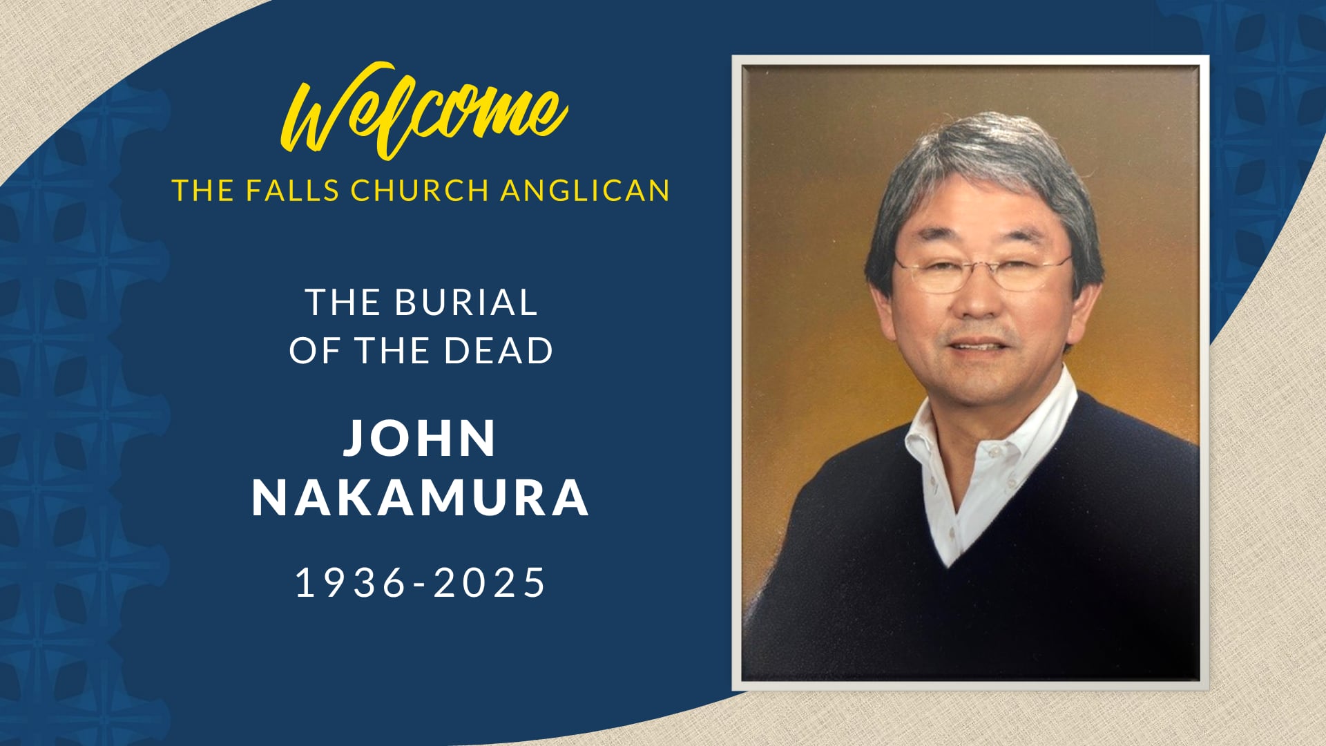 John Nakamura Memorial Service