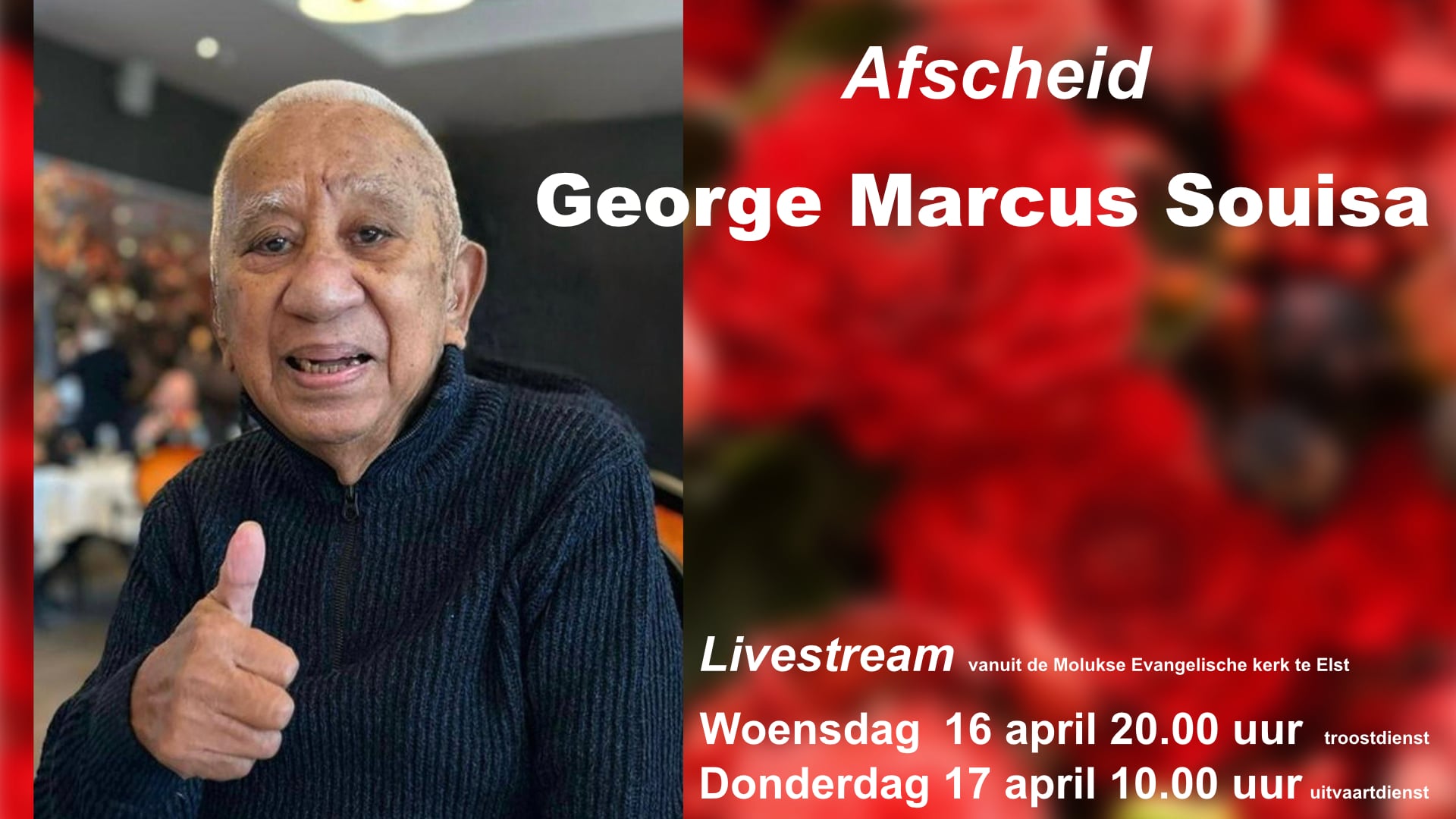 Afscheid George Marcus Souisa