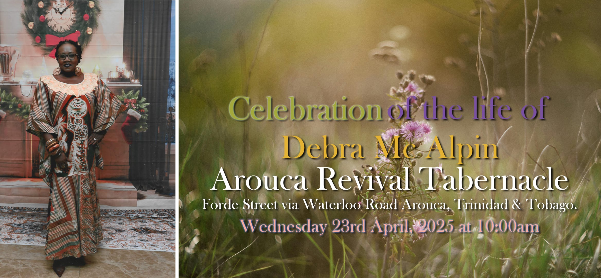 Debra Mc Alpin's Funeral Service