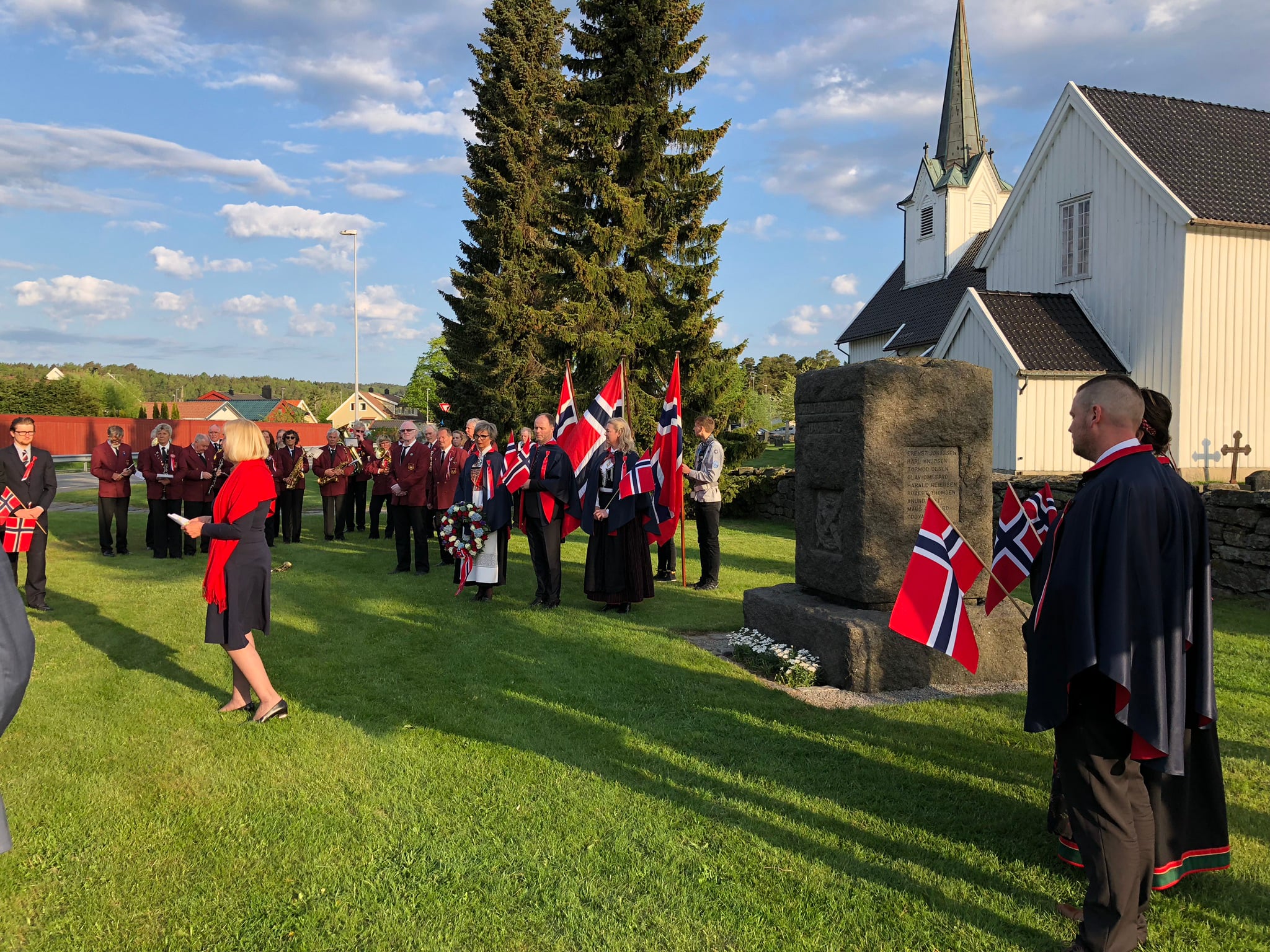 Live sending Vestre Moland Kirke kl 07.00