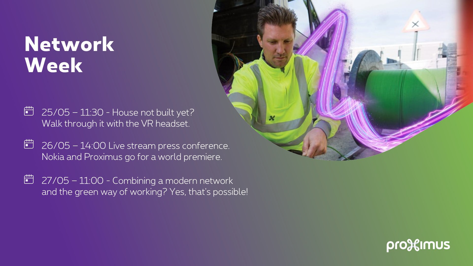 Proximus Network Week
