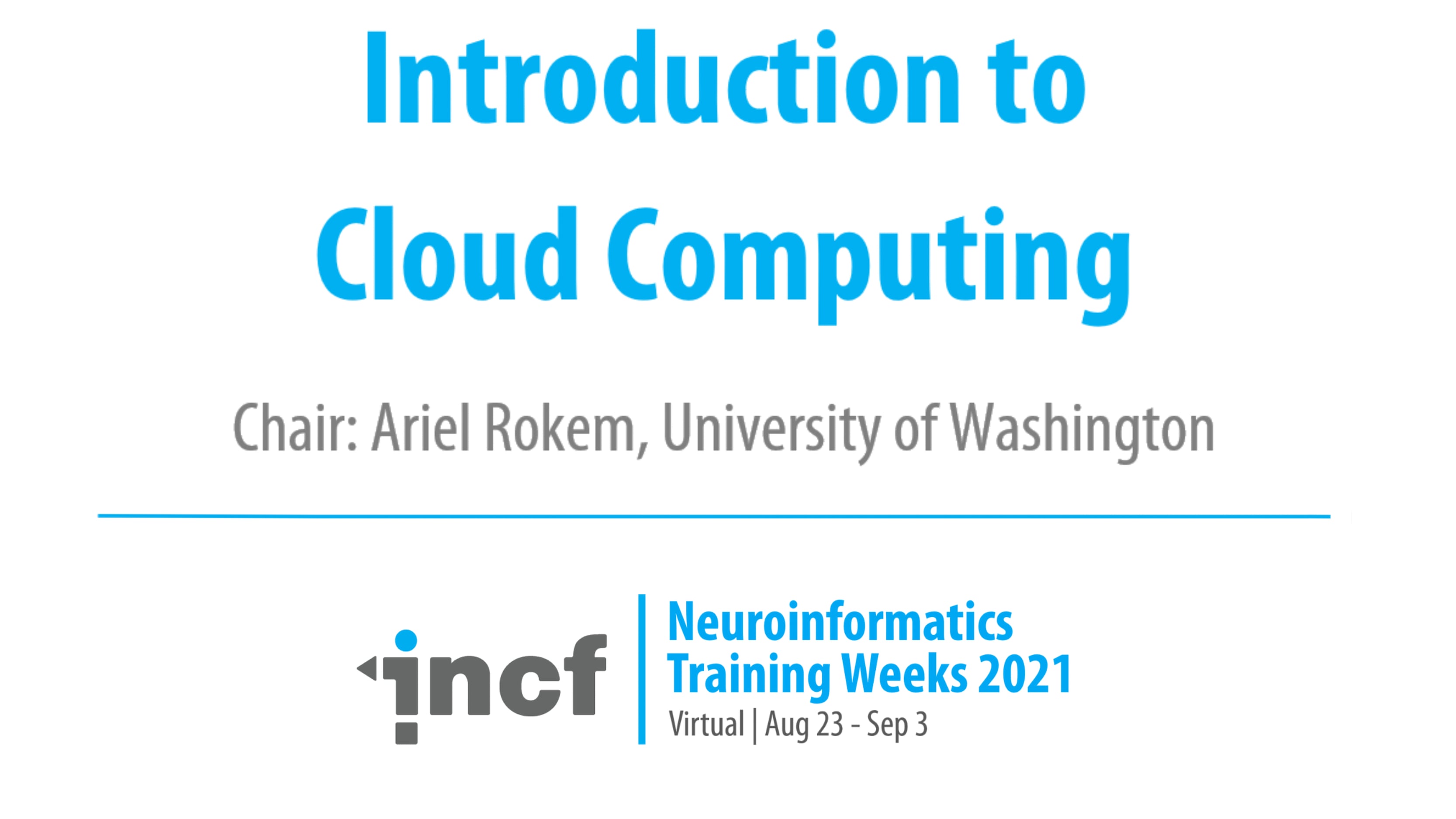 Introduction to Cloud Computing Workshop
