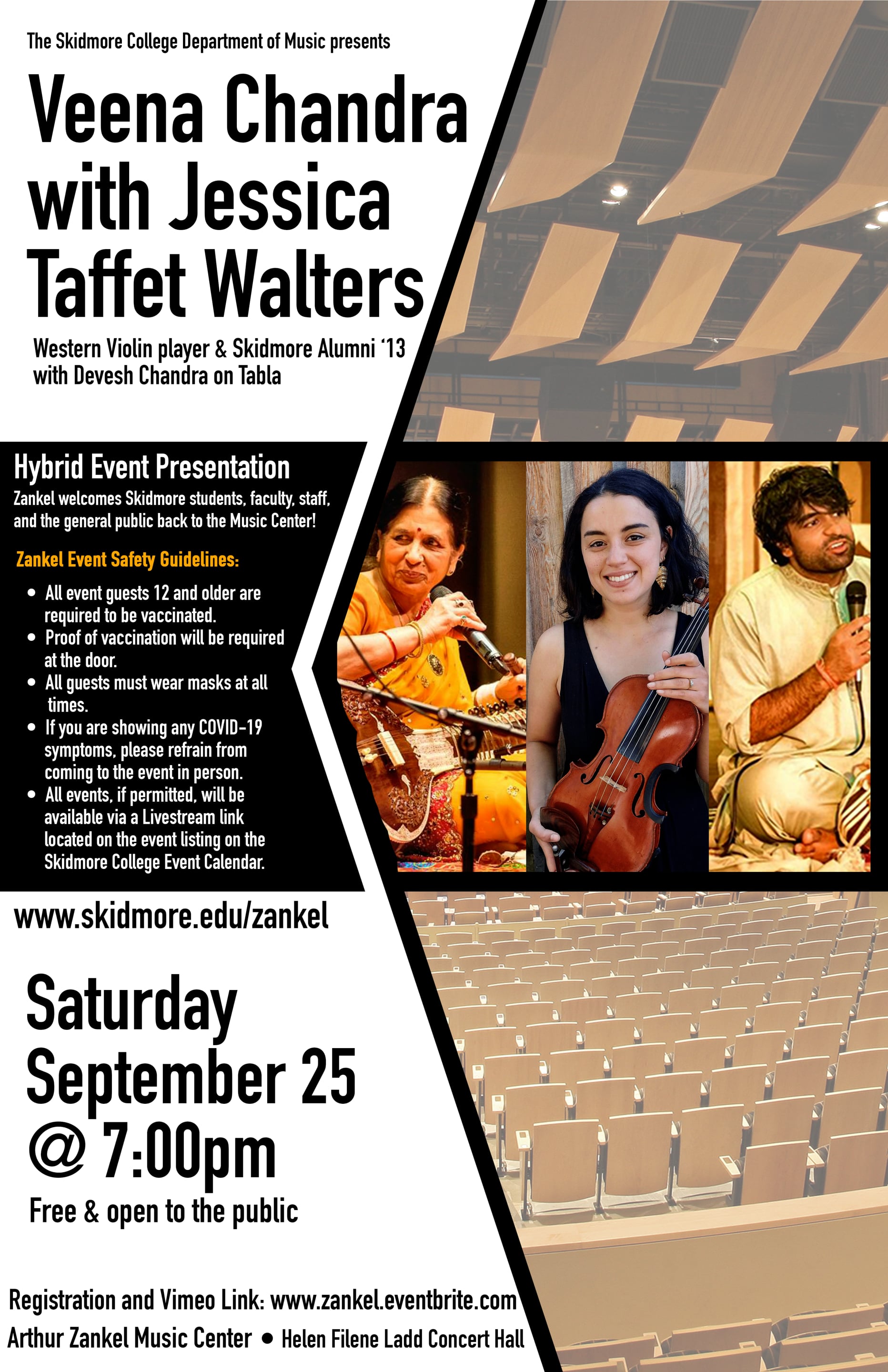 Veena Chandra with Jessica Taffet Walters Sept. 25, 7pm , 2021