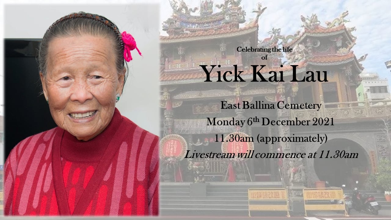 Yick Kai Lau - East Ballina Cemetery