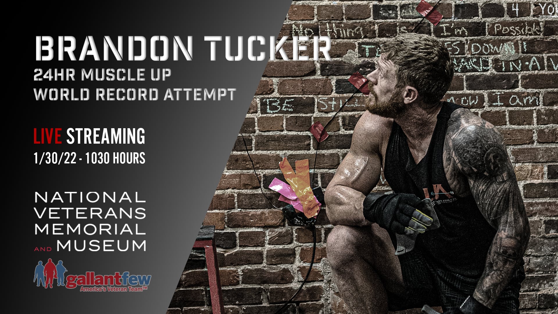 Brandon Tucker Muscle Up World Record Attempt