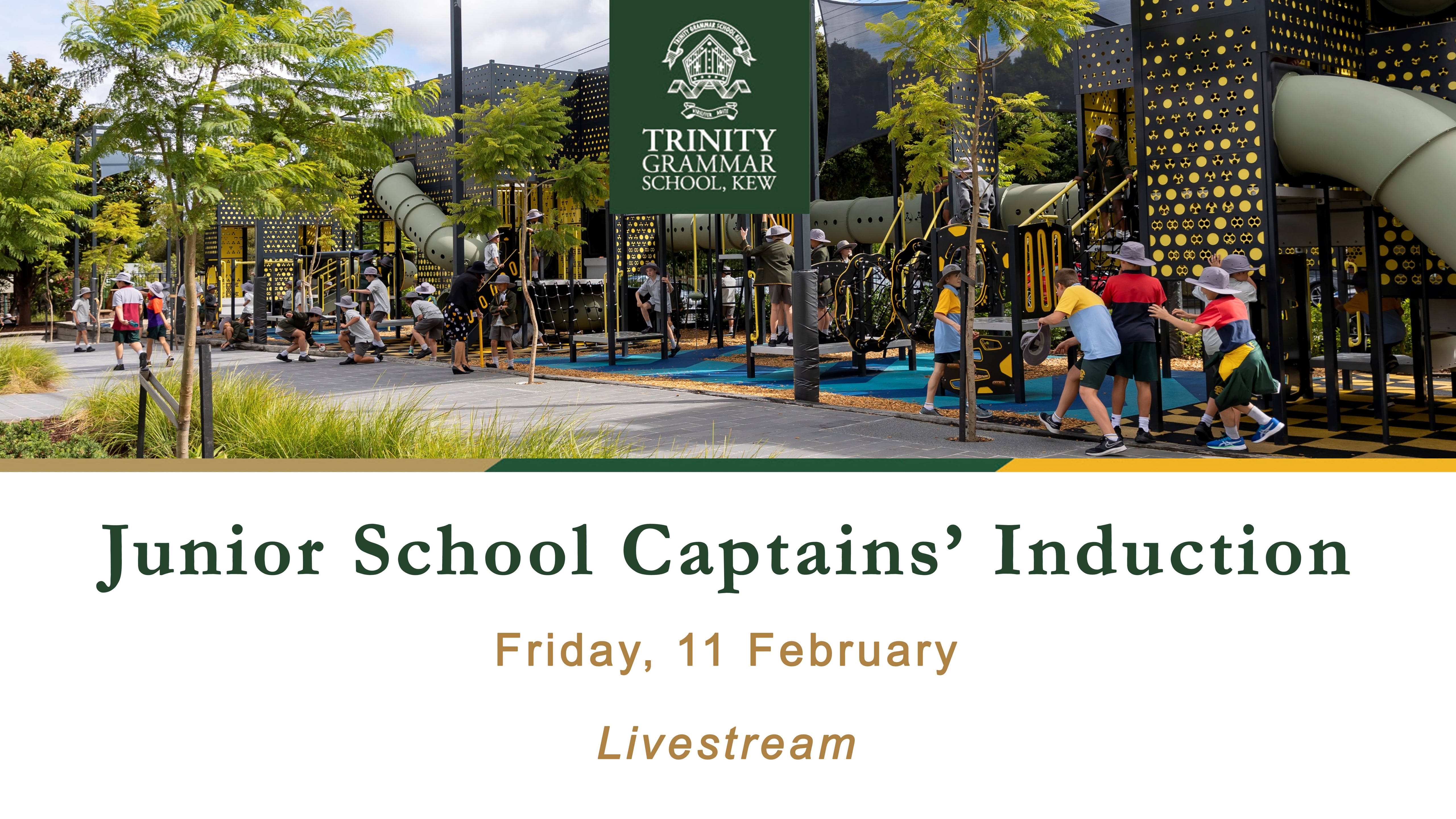 Junior School Captains' Induction - Friday, 11 February