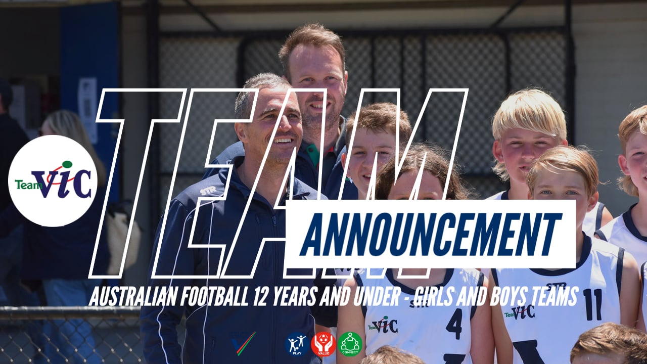 LIVE: Team Vic Australian Football Live Team Announcement for the 12 ...