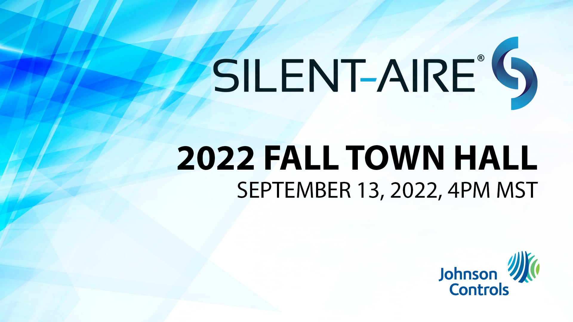 2022 Silent-Aire Fall Town Hall