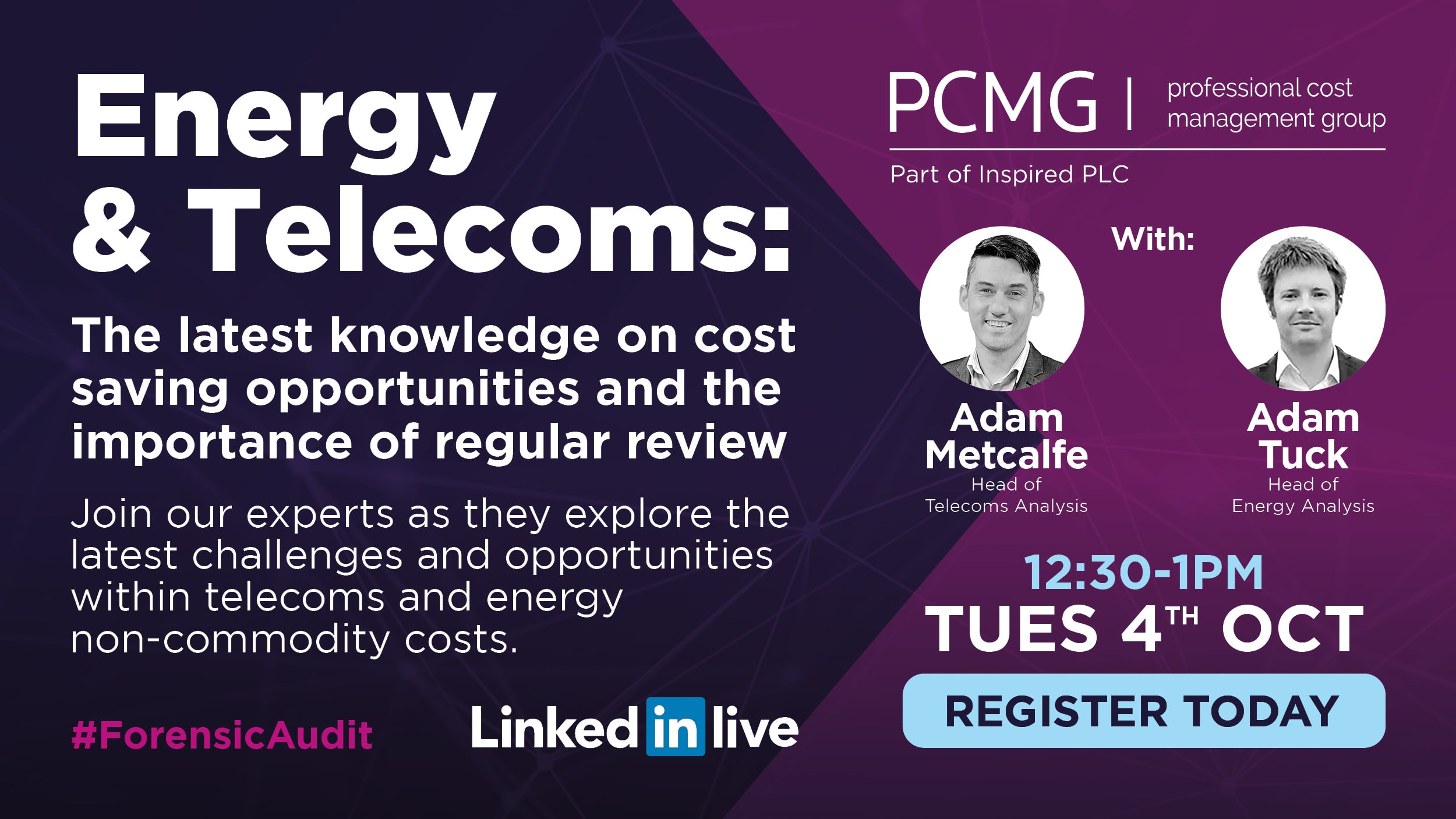 Energy & Telecoms: Knowledge on cost saving opportunities & regular review