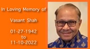 Live Funeral Service In Loving Memory Of Vasant Shah At 9 00 Am EST 7 