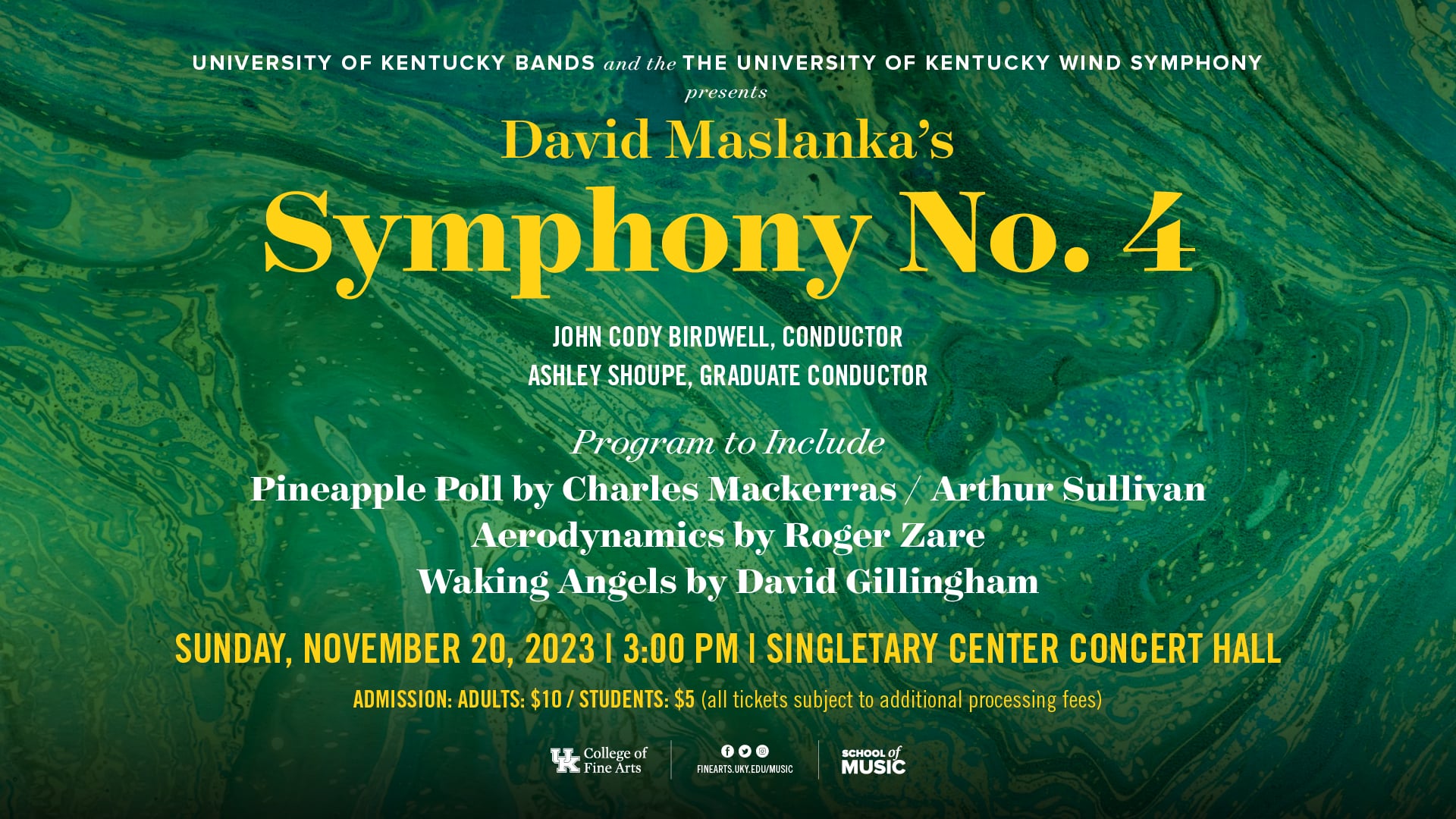 UK Wind Symphony presents David Maslanka “Symphony No. 4”