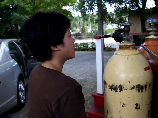 Inhaling Helium for the First Time on Vimeo