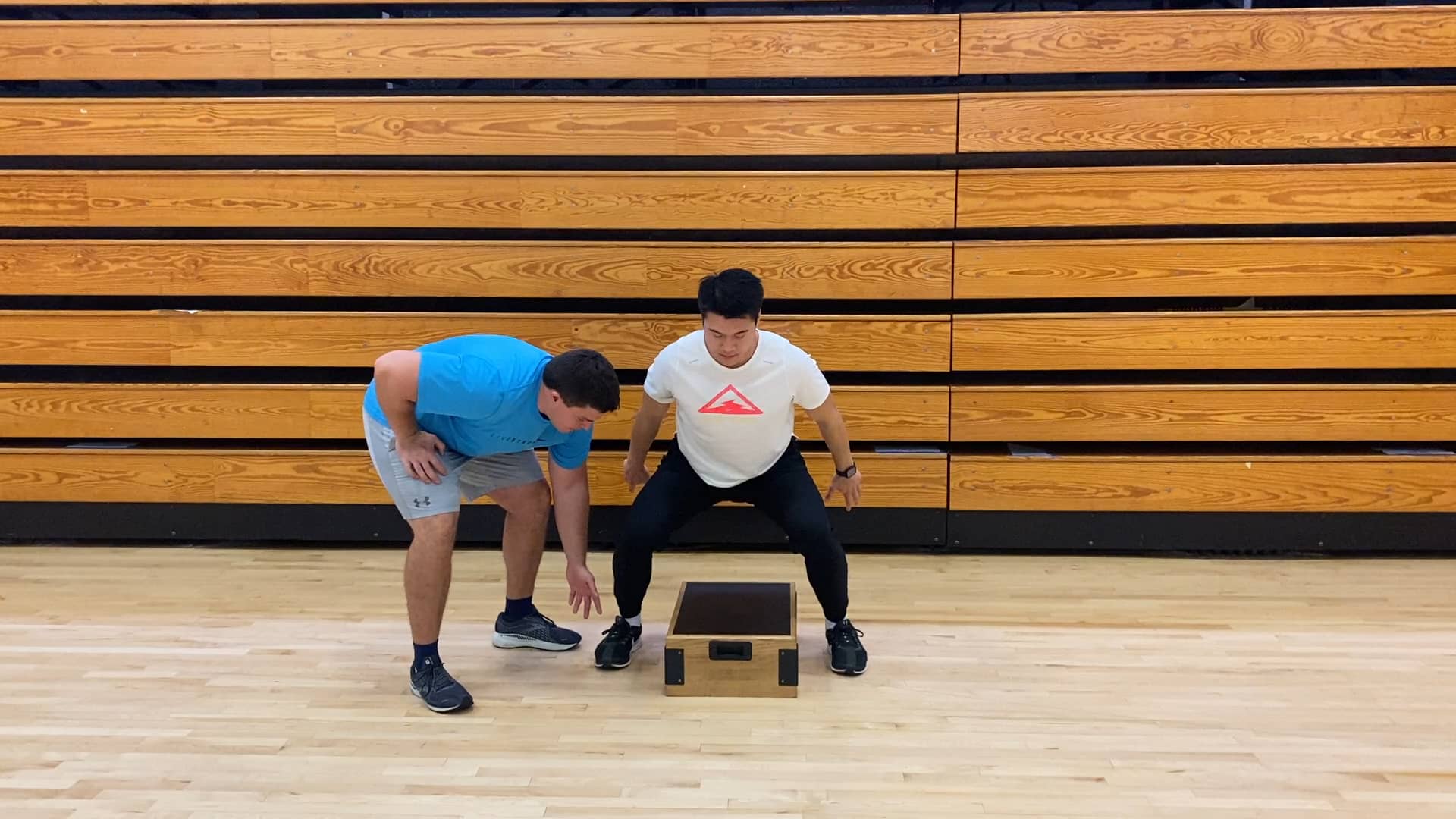 Eccentric Straddle Box Jump on Vimeo