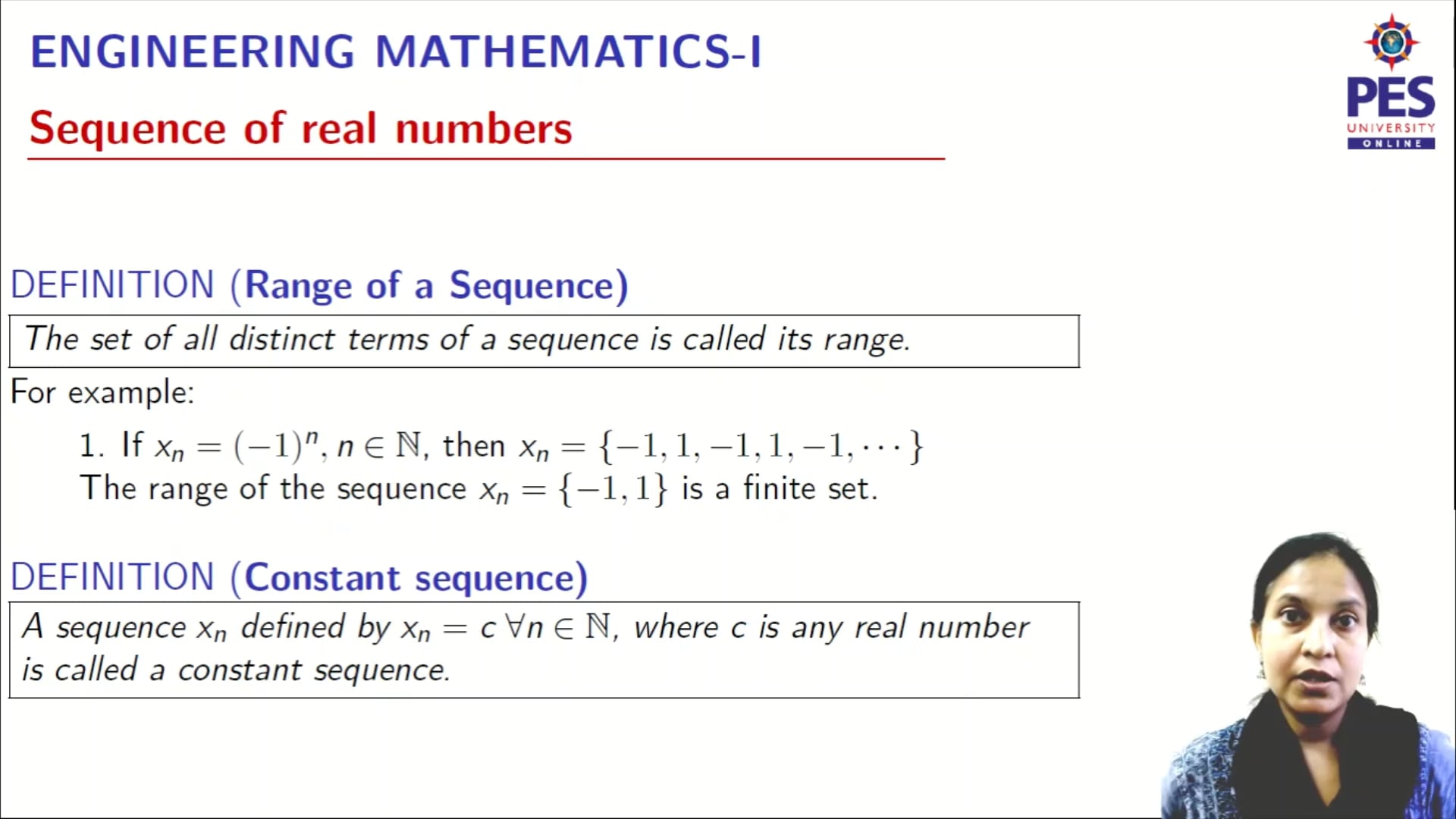 Sequence of real numbers, Limit, Convergence, Divergence, Examples on Vimeo