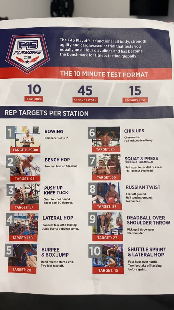 F45 Playoff Exercises & Tips on Vimeo