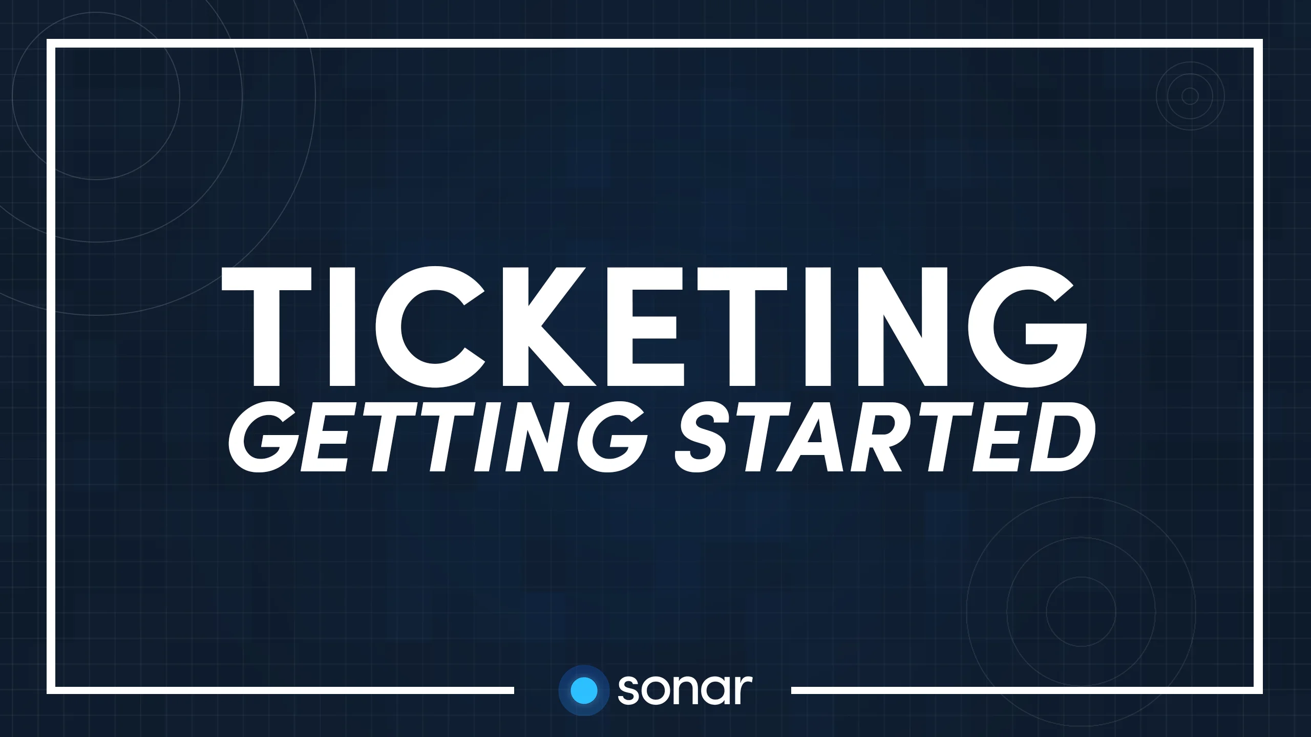 Ticketing - Getting Started on Vimeo
