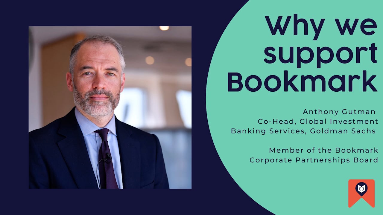 Why we support Bookmark - Anthony Gutman on Vimeo