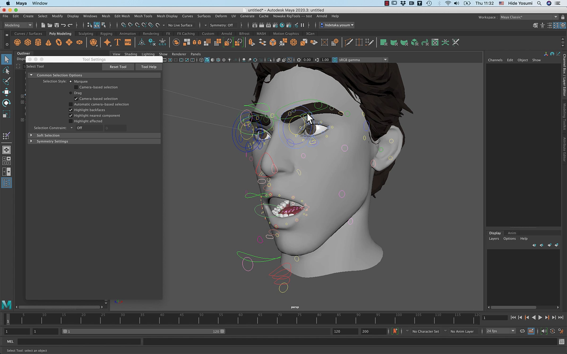 42 Nowake Face Rig: Lips Rig Skin Weight Tips
