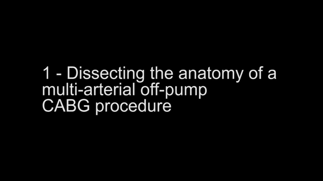 M - Mastering Off-Pump, Total Arterial Coronary Artery Bypass Grafting ...