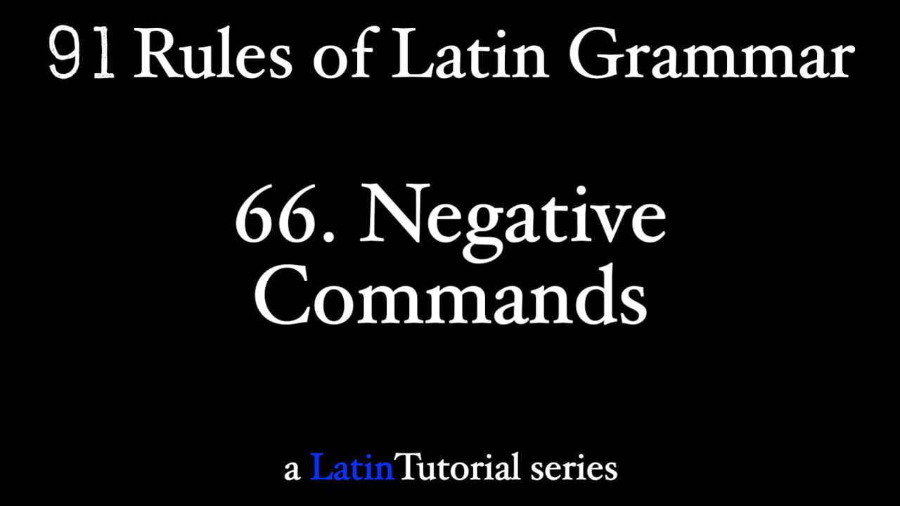 LatinTutorial