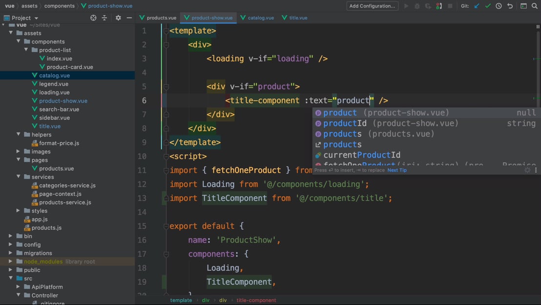 Making the Title Component Less Smart > The Delightful World of Vue ...