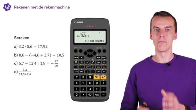Rekenen met de rekenmachine oefenen | StudyGo