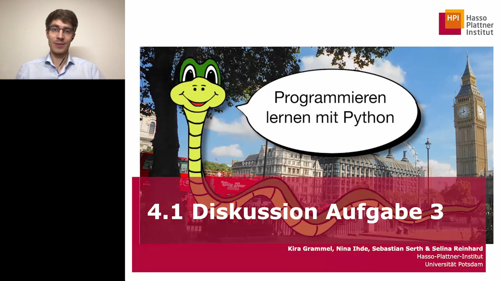 Ergebnisse - 4.1 Diskussion Aufgabe 3 - Teil 1 | Programmieren lernen