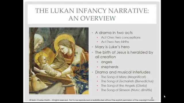 Luke's Infancy Narrative, An Overview on Vimeo
