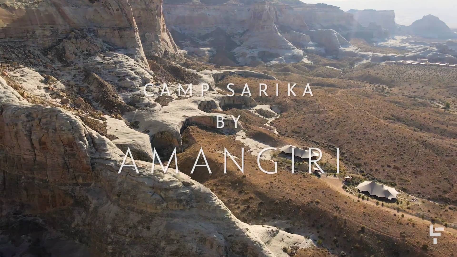The tented pavilions at Camp Sarika by Amangiri on Vimeo