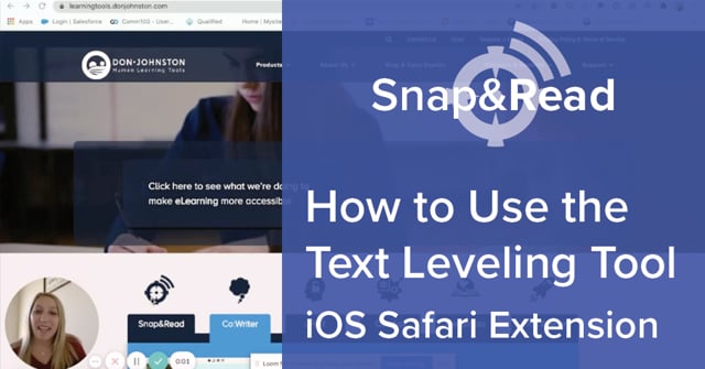 Snap&Read Elementary on Vimeo
