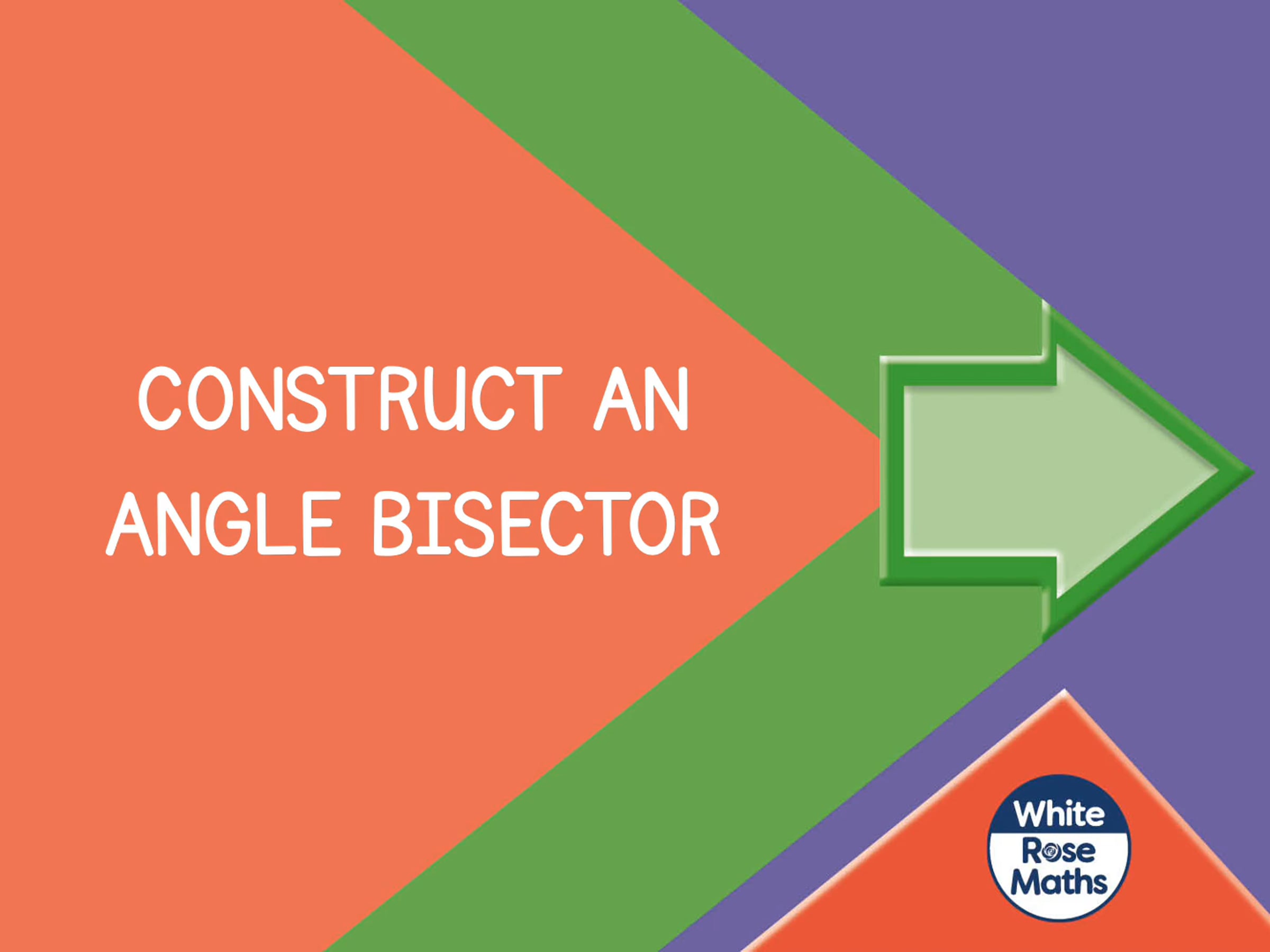 Aut9510 - Construct an angle bisector