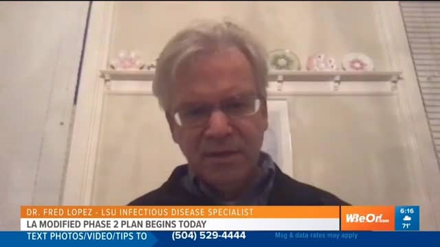 November 25, 2020 Covid 19 Dr Fred Lopez WWL 6 AM 447 on Vimeo