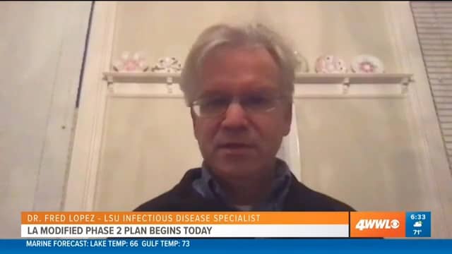 November 25, 2020 Covid 19 Dr Fred Lopez #2 WWL 6 AM 146 on Vimeo
