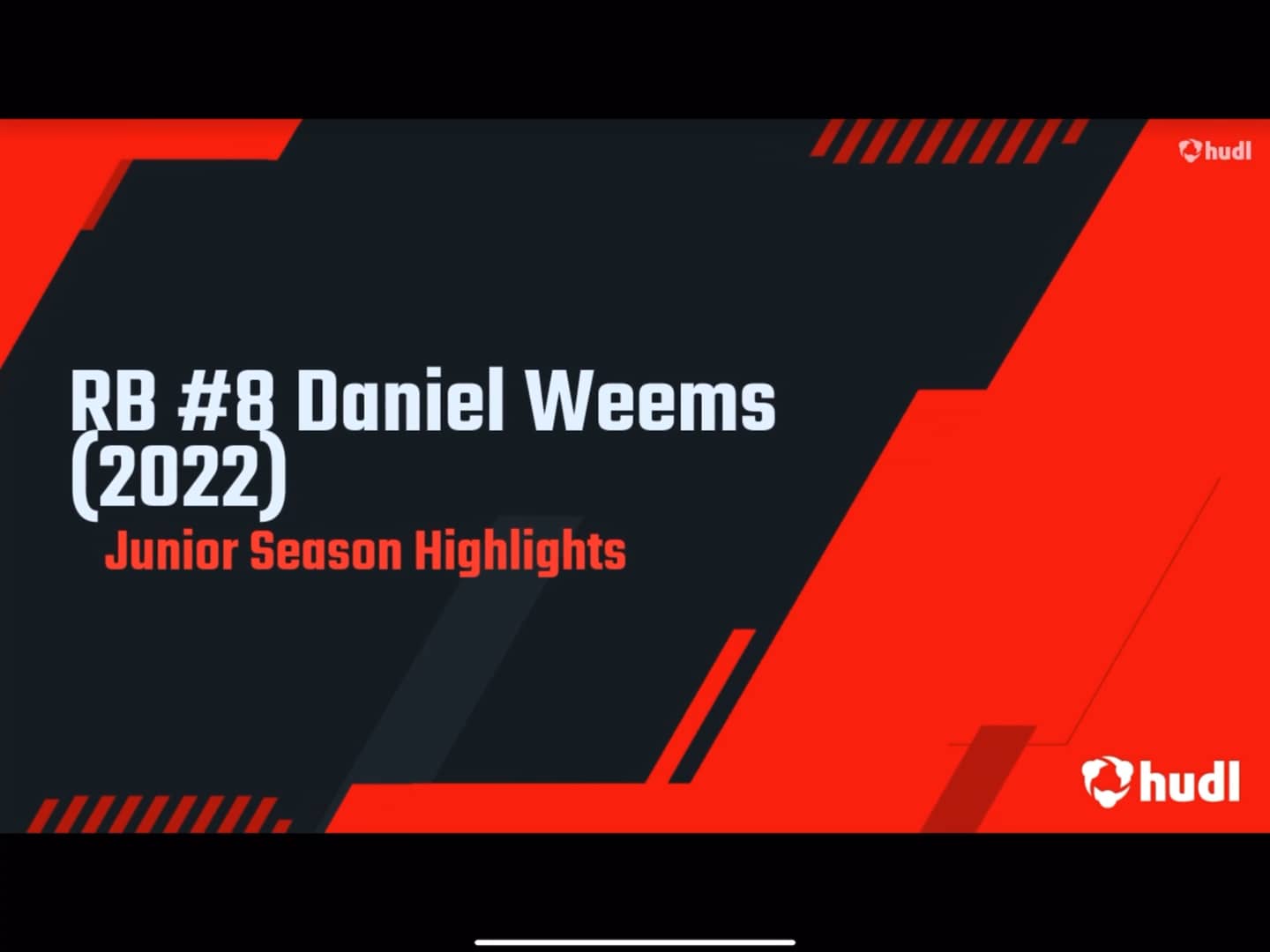 RB #8 Daniel Weems (2022) Junior Season on Vimeo