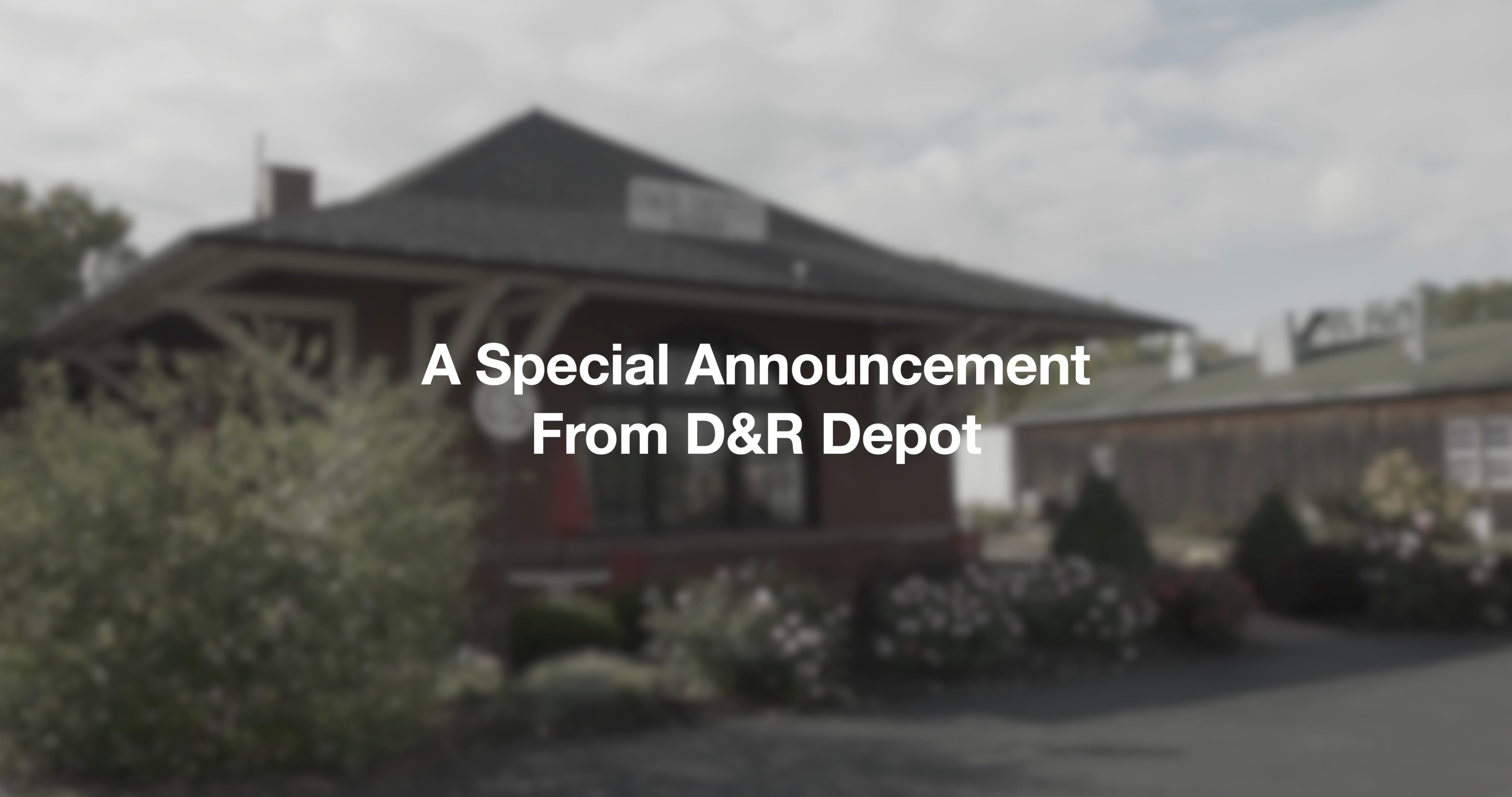 D & R Depot Announcement on Vimeo